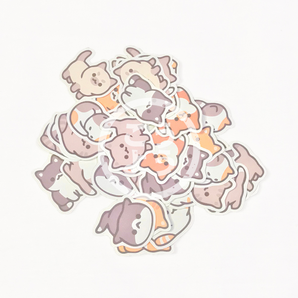 Jual 44 pcs Stiker Gambar Cute Cat Kucing Lucu untuk Jurnal / Scrapbook ...