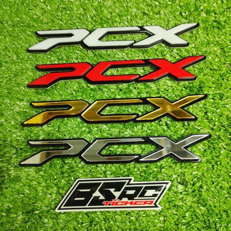 Jual logo pcx 3D sepasang premium / logo pcx timbul | Shopee Indonesia