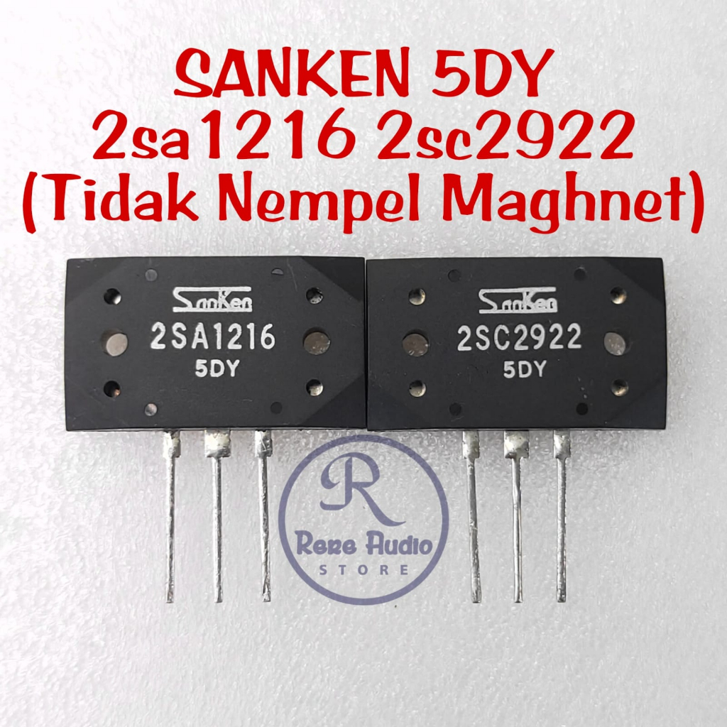 Jual Transistor Sanken 2SA1216 2SC2922 5DY RRT KW2 Tidak nempel maghnet | Shopee Indonesia