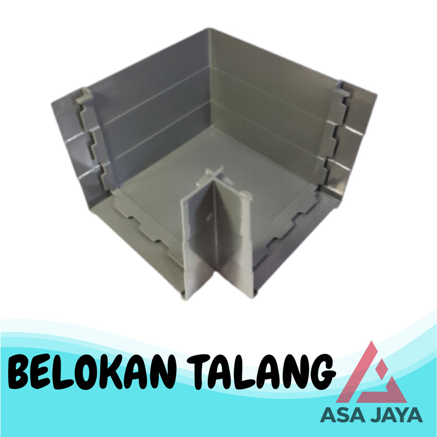 Jual Belokan Talang Air Kotak PVC / Belokan Talang Kotak 4" inch ...