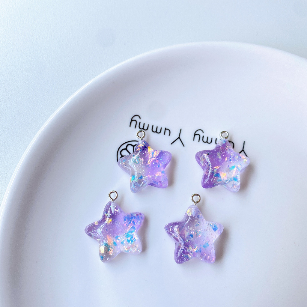 Jual 1 pcs Charm Liontin Resin - BINTANG STAR | Shopee Indonesia