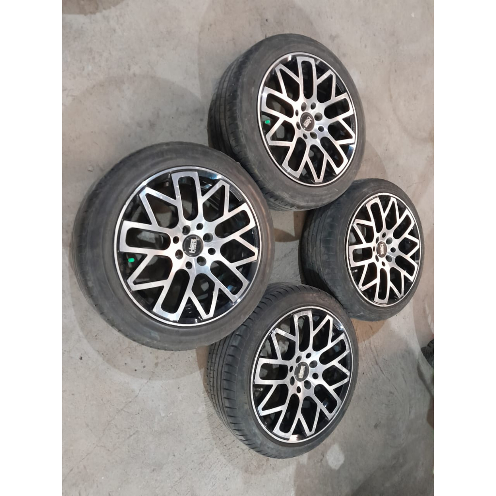 Jual Velg Mobil Racing Seken Ring 16 KAWAY HSR R16 Lebar 7 Baut 4 Offset 42 BAN 195 50-45 R16 ...