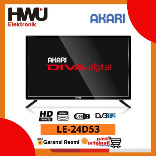 Jual AKARI LE24D53 LED TV 24 Inchi DIGITAL TV / HD READY LE-24D53 ...