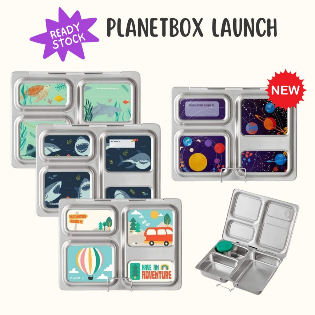 Jual PlanetBox Launch Lunch Box - Kotak Makan Stainless Planet Box ...