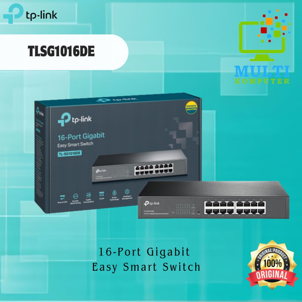 Jual Tp-link Umanaged Switch TL-SG1016DE 16-Port Gigabit Easy Smart ...