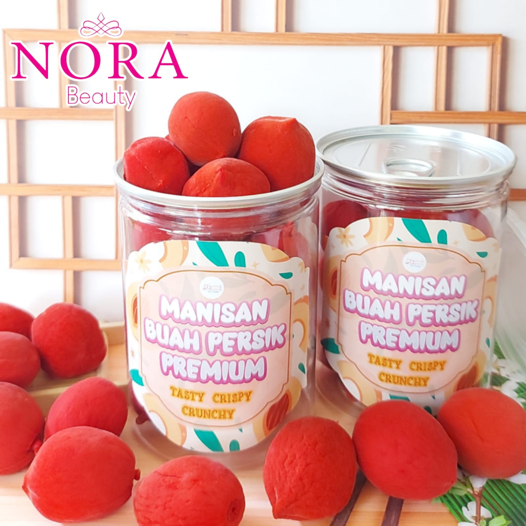 Jual Manisan Buah Persik Merah Import Kemasan CAN Premium //murah ...