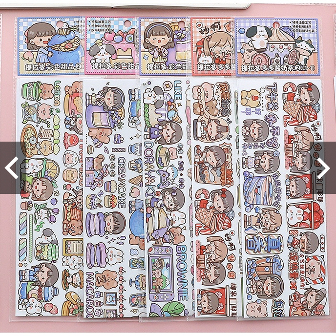 Jual Stiker Dekor Aesthetic Buku Jurnal Sticker DIY Panjang lucu MURAH ...