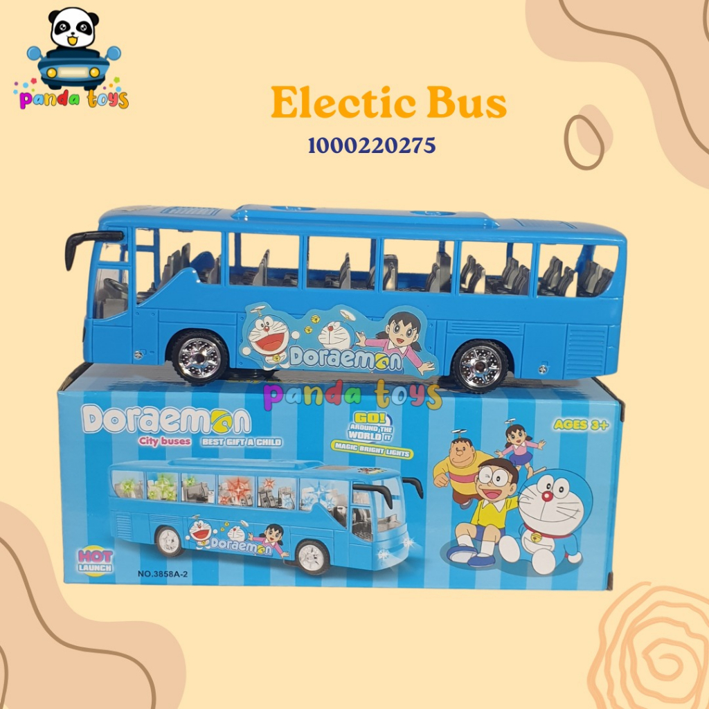 Jual MAINAN DORAEMON CITY BUSES 3858A-2 ELECTRIC BUS BO | Shopee Indonesia