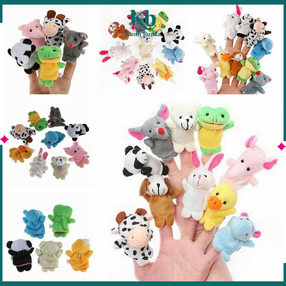 Jual Mainan Anak Bayi Boneka Jari Karakter Animal / Mainan Edukasi ...
