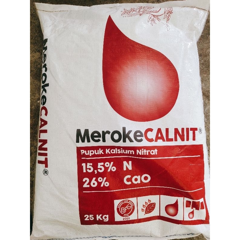 Jual PUPUK CALNIT MEROKE ORIGINAL 25KG | Shopee Indonesia