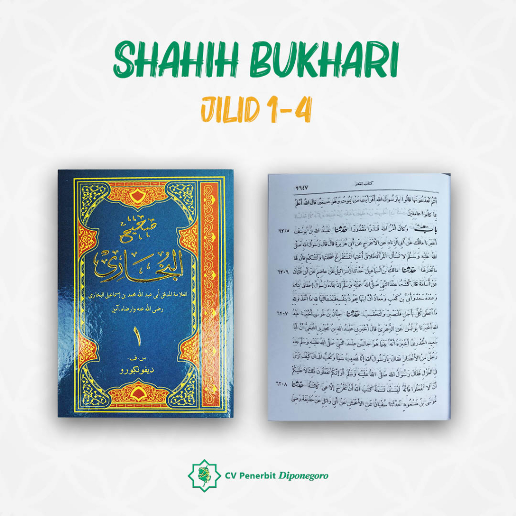 Jual Kitab Shahih Bukhori (Jilid 1-4 , 4 Buku) | Kumpulan Hadits Imam ...
