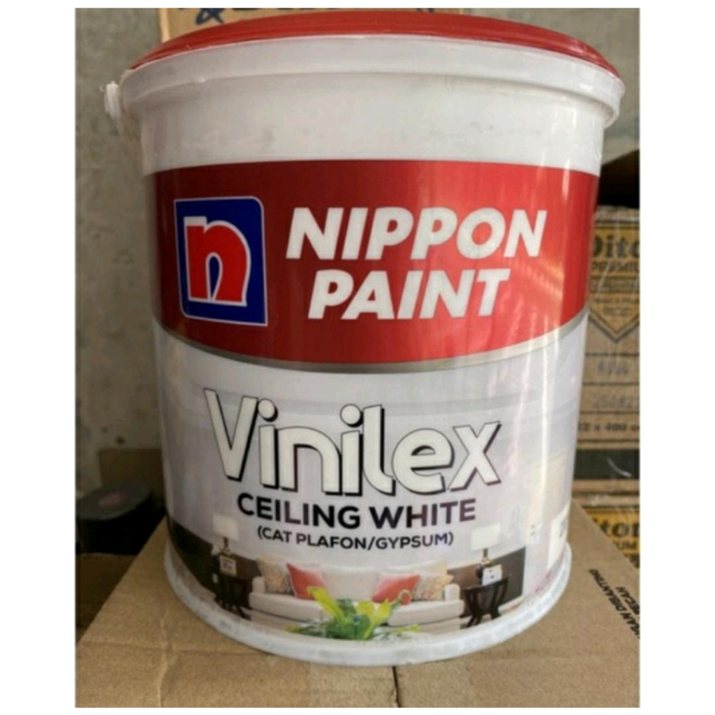 Jual Cat Plafon Gypsum Vinilex Ceiling White 25kg Vinilex Putih ...