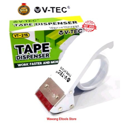 Jual Tape Dispenser Lakban VTEC VT-215 potong lakban bahan besi ...