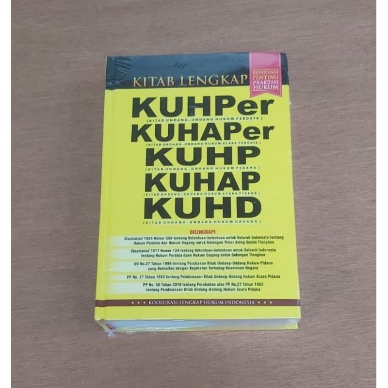 Jual Kitab Lengkap KUHPer,KUHAPer,KUHP, KUHAP, KUHD | Shopee Indonesia