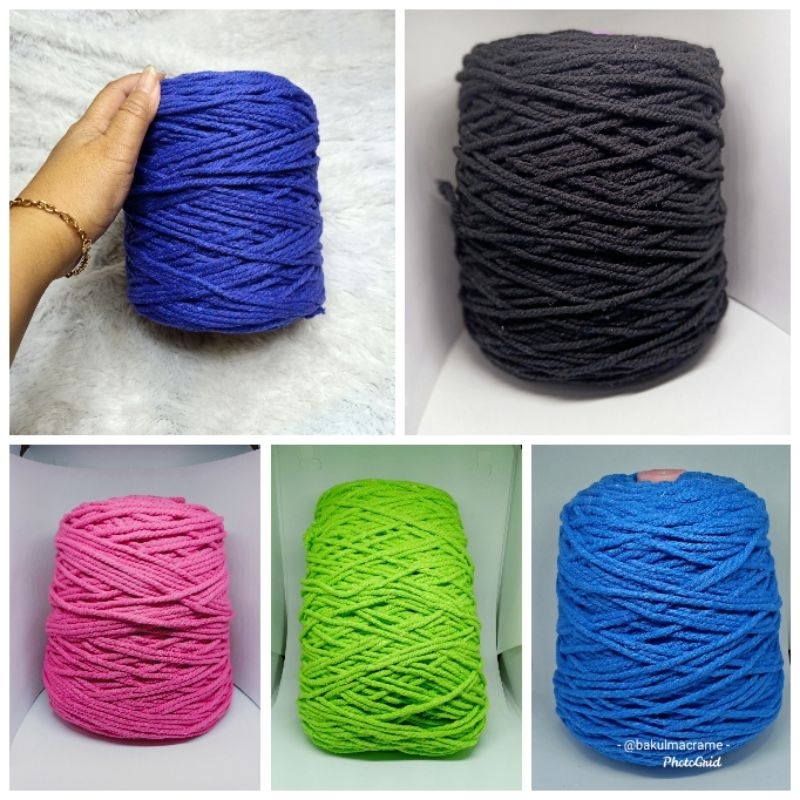 Jual Benang Macrame Katun Warna size 1kg | Shopee Indonesia