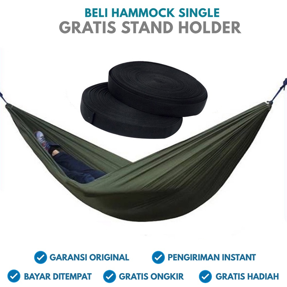 Jual Hammock Ayunan Tempat Tidur Gantung Hamok Single Hammok Hemok ...