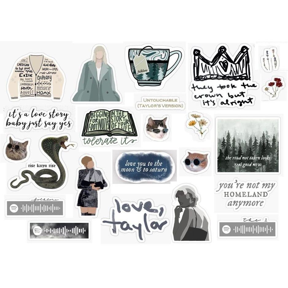 Jual Sticker Taylor Swift Swifty Tae Tae aesthetic | Shopee Indonesia