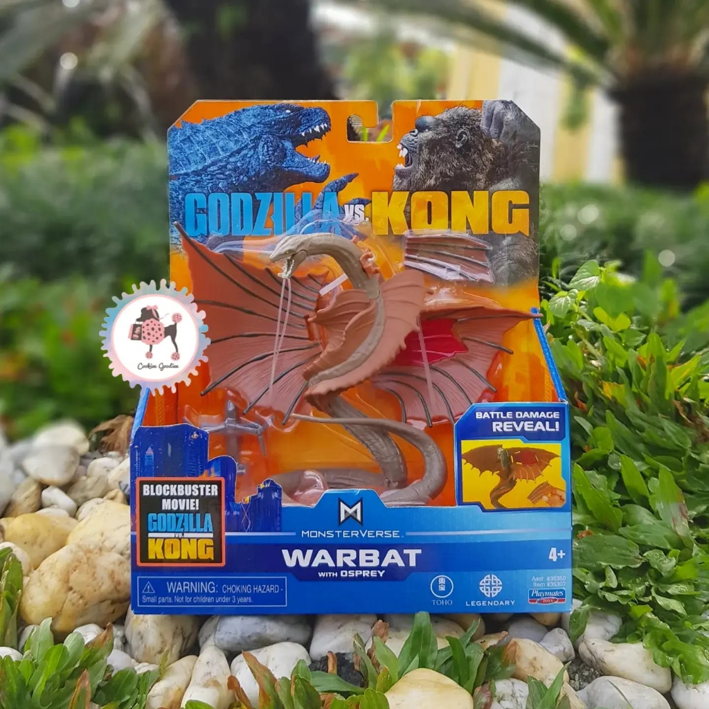 Jual Godzilla vs Kong Hollow Earth Monsters Warbat w/Osprey | Shopee ...