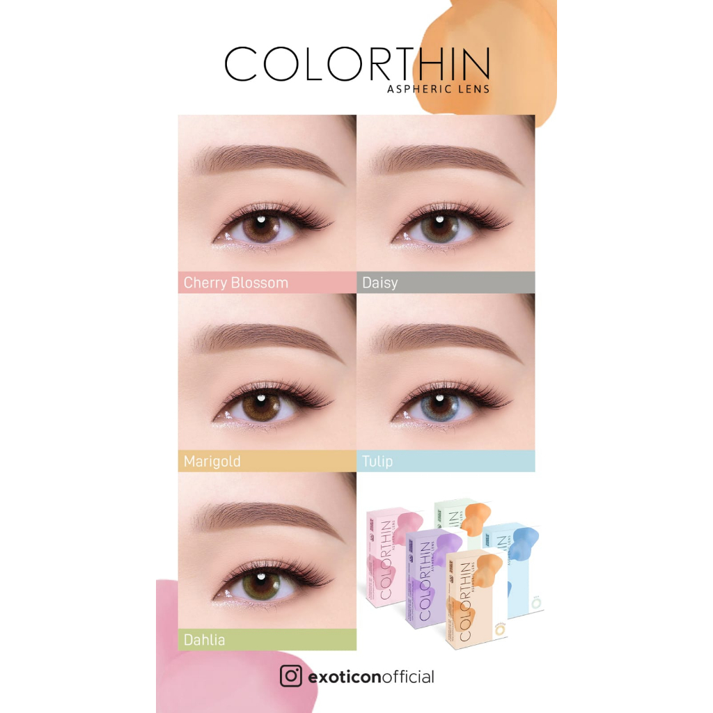 Jual Softlens/ Soflens/ Soflen/ Softlen Colorthin Color Thin by X2 ...