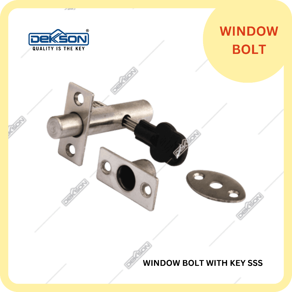 Jual WINDOW BOLT WITH KEY SSS DEKKSON | Shopee Indonesia