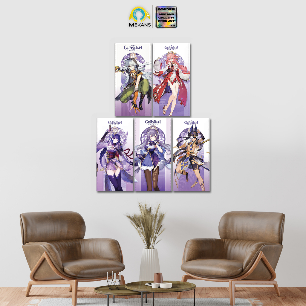 Jual MEKANS GENSHIN IMPACT ELECTRO 15 x 30 Poster Kayu Wall Decor ...
