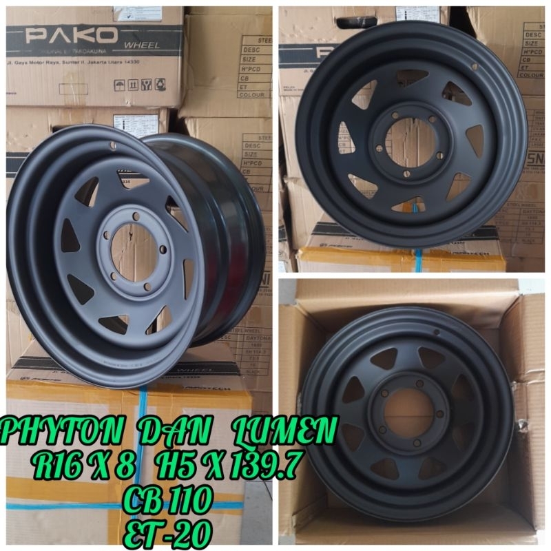 Jual VELG AVANTECH PAKO R16 Lebar 8inc PCD 139.7 5H et-20 | Shopee ...