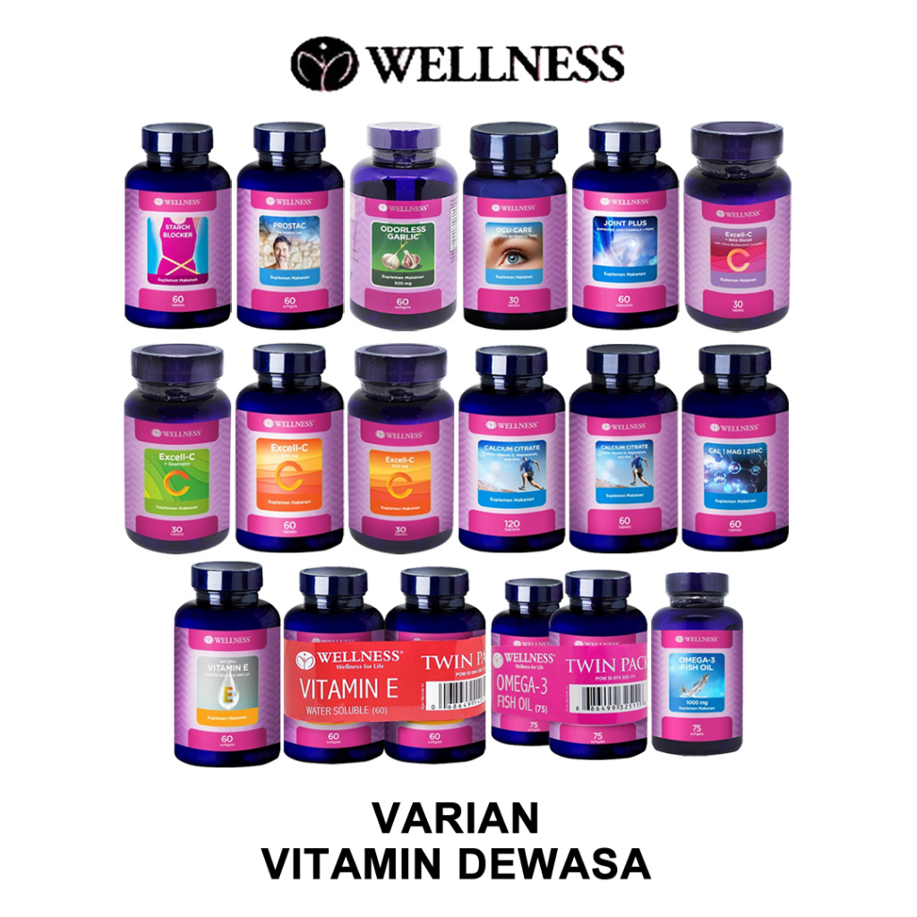 Jual WELLNESS WELL NESS MULTI VITAMIN MULTIVITAMIN SUPLEMEN DAYA TAHAN ...