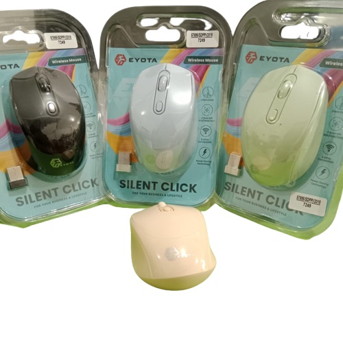 Jual Eyota M77 Mouse Wireless Silent Click | Shopee Indonesia