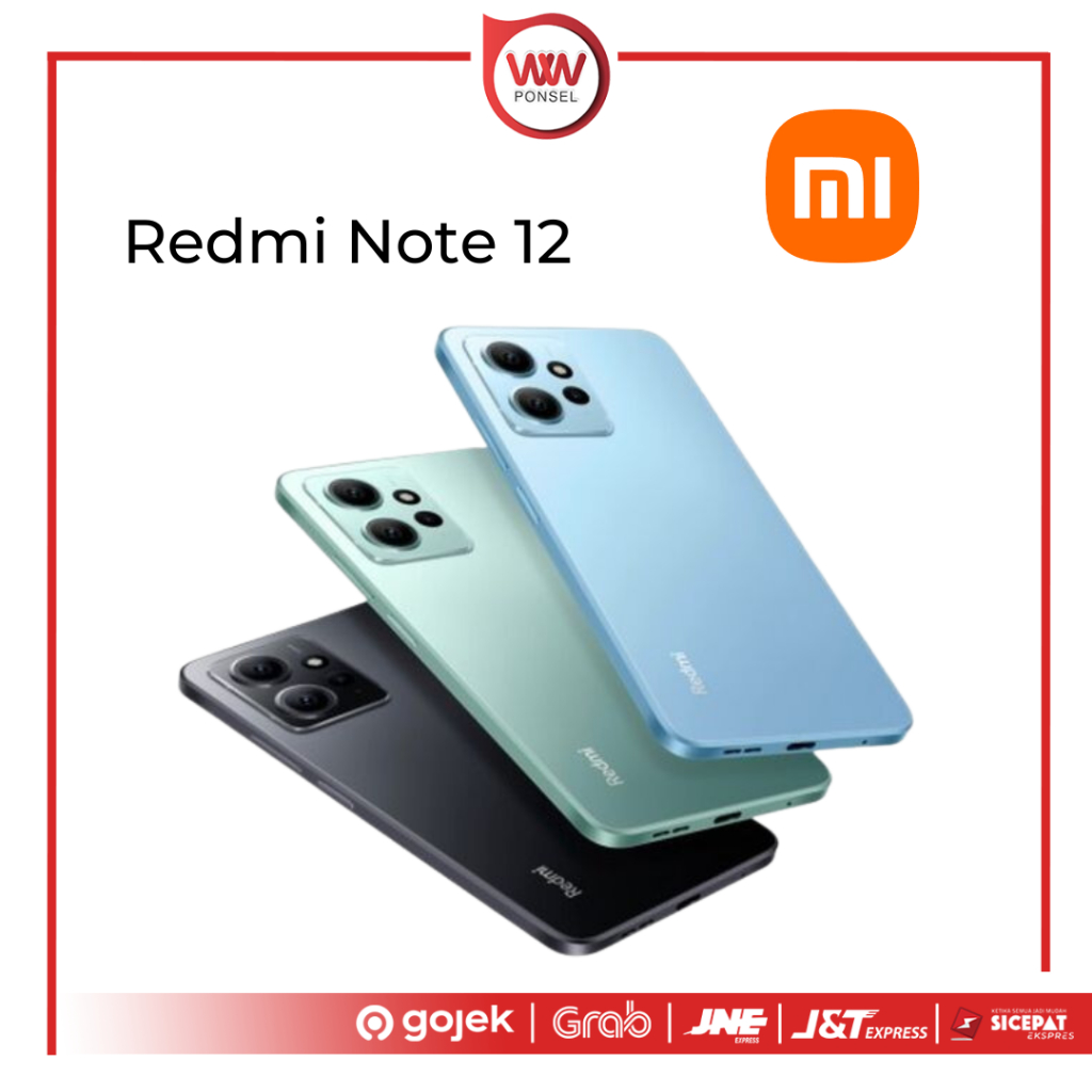 Jual Hp Xiaomi Redmi Note 12 Ram 4GB Internal 128GB Garansi Resmi ...