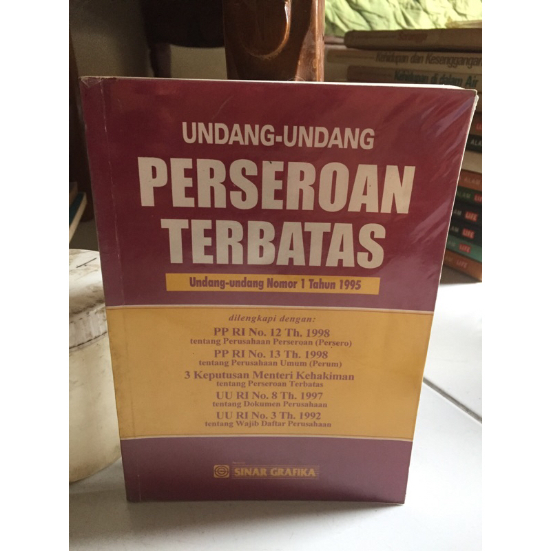Jual BUKU ORI - UNDANG-UNDANG PERSEROAN TERBATAS | Shopee Indonesia