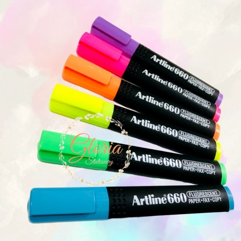 Jual Artline Highlighter EK 660/ Penanda berwarna EK 660 Artline | Shopee Indonesia