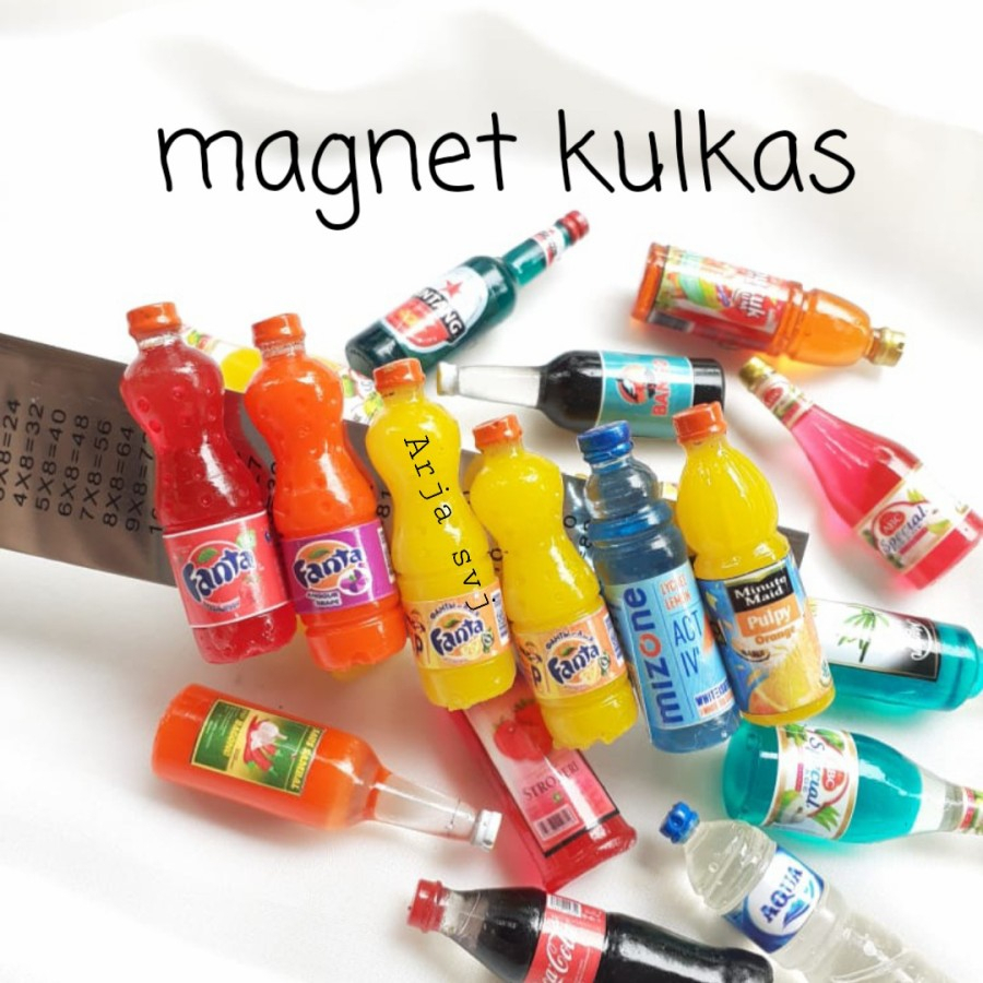 Jual tempelan magnet kulkas botol unik | Shopee Indonesia