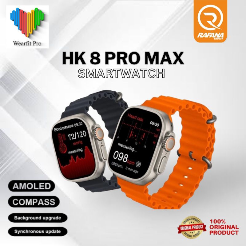 Jual HK 8 PRO MAX SMARTWATCH | Amoled Display 2.12" | 49mm | Shopee ...