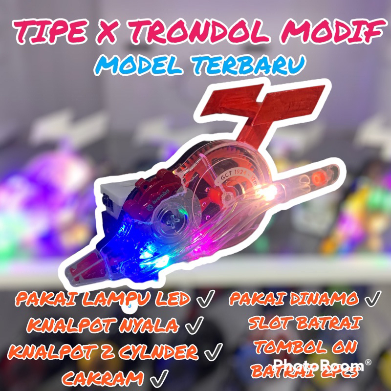 Jual TIPE X TRONDOL MODIF CAKRAM DINAMO LAMPU | Shopee Indonesia