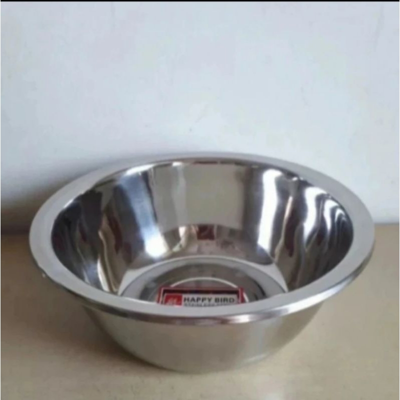 Jual Baskom Stainless Steel Tebal 18 cm | Shopee Indonesia