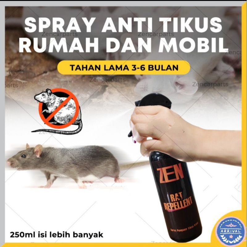 Jual Spray pengusir tikus rat repellent spray untuk Mobil rumah gudang ...
