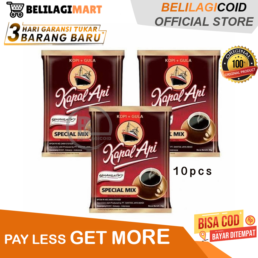 Jual KAPAL API SPECIAL MIX / KOPI KAPAL API RENCENG SPECIAL MIX ...