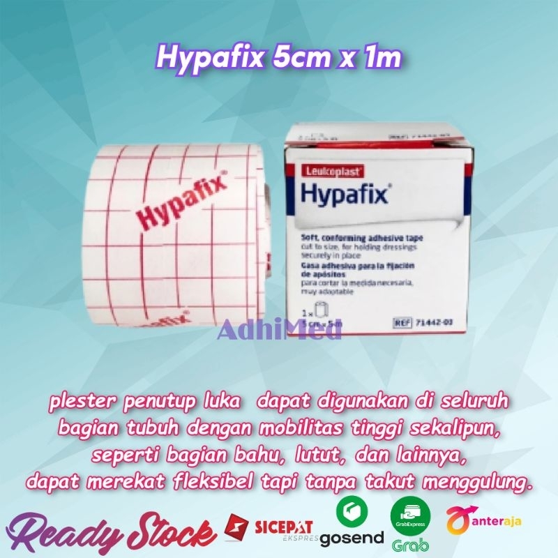 Jual hypafix 5 cm x 1 m / hypafix plester luka 5cm x 1m / hypafix 5cm x 1m | Shopee Indonesia