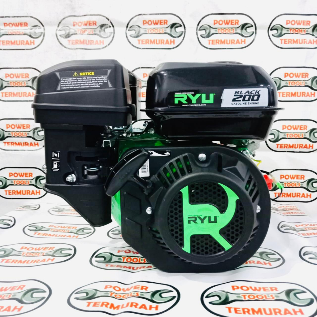 Jual Engine RYU BLACK 200 Bensin 6.5 Hp / Mesin Penggerak BLACK 200 6,5 HP | Shopee Indonesia
