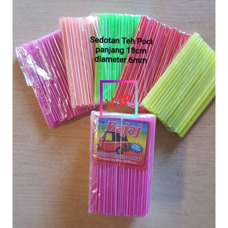 Jual Sedotan Teh Poci / Sedotan Bubble Tea Mini 6mm | Shopee Indonesia