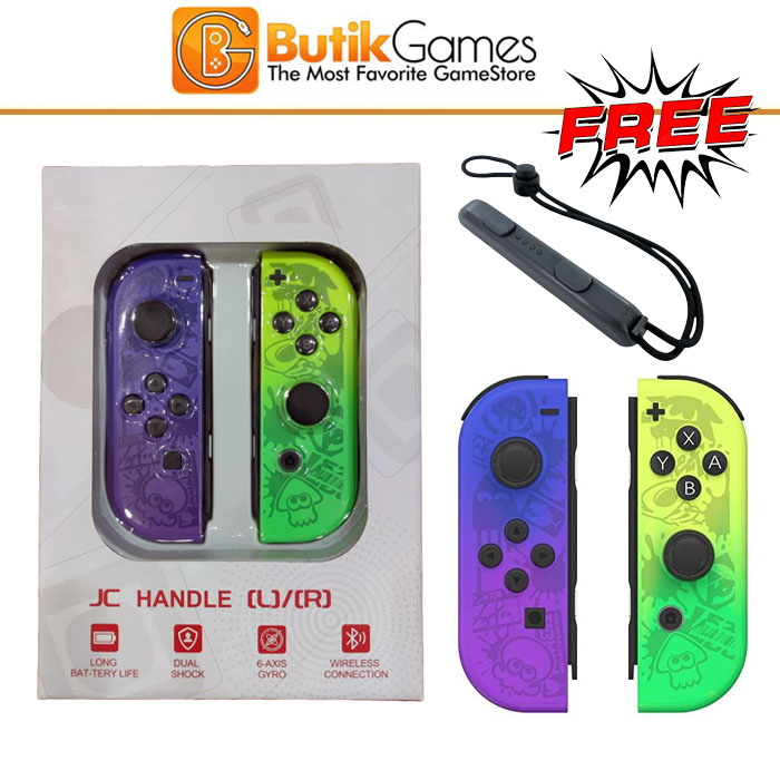 Jual Joycon Joy Con Pad Nintendo Switch Splatoon Edition Third Party ...