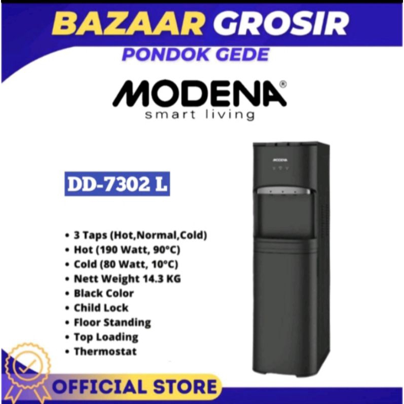 Jual WATER DISPENSER MODENA DD 7302 L / DD7302L / DD-7302L GALON BAWAH ...