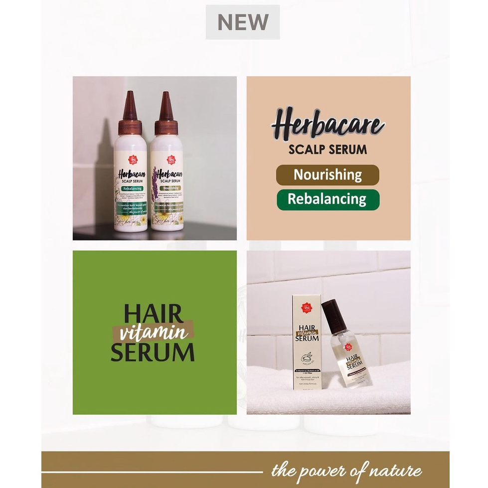 Jual Viva Herbacare Scalp Serum - 100 ml (Tersedia 2 Varian: For Normal ...