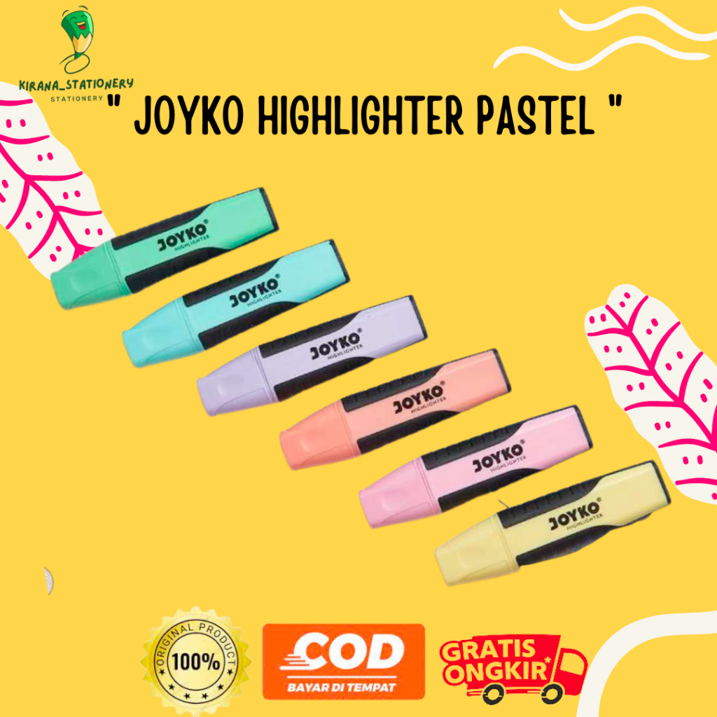 Jual JOYKO Highlighter JOYKO HL-13 HL-14 HL-15 HL-16 Joyko Highlighter ...