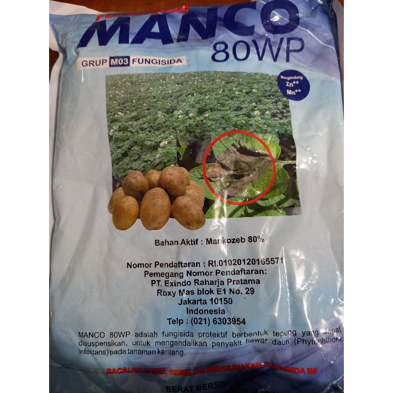 Jual MANCO 1KG fungisida mancozeb blue | Shopee Indonesia