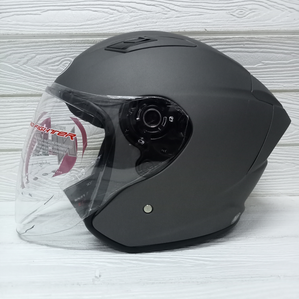 Jual HELM NHK R1 ELITE SOLID GREY DOFF HALF FACE NHK ELITE | Shopee ...