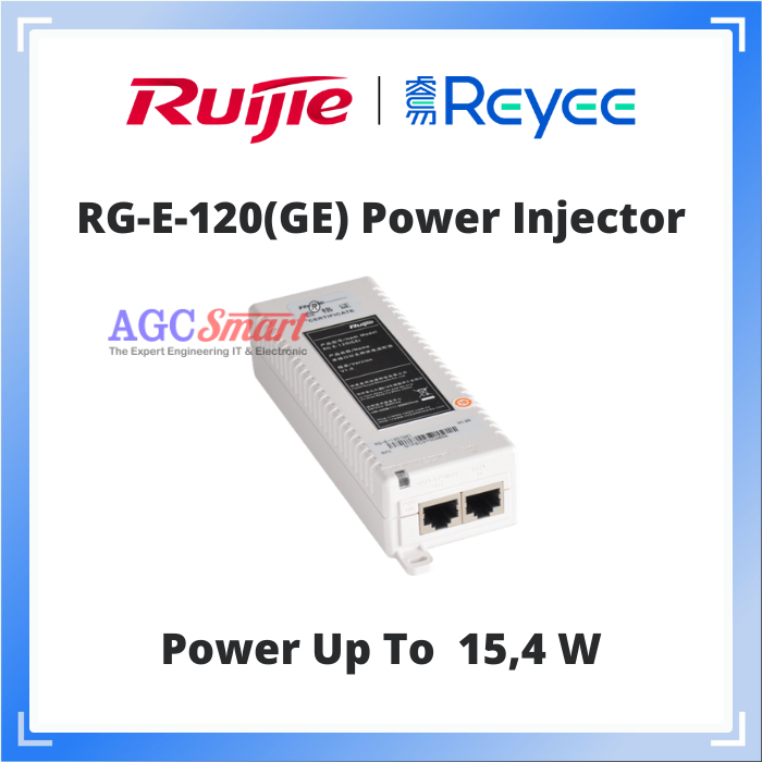 Jual Adaptor POE Ruijie Reyee RG-E-120(GE) Power Injector | Shopee ...
