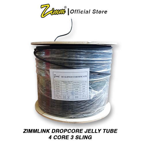 Jual Zimm - Kabel Dropcore 4 Core 3 Sling 1000 M Jelly Tube | Shopee ...