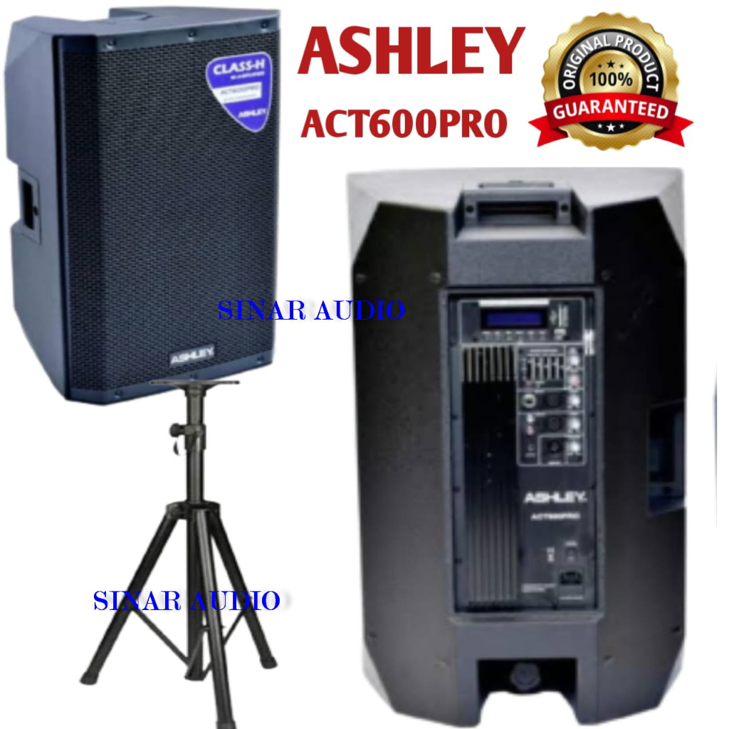 Jual Speaker Aktif Ashley ACT600PRO Original 15 inch | Shopee Indonesia
