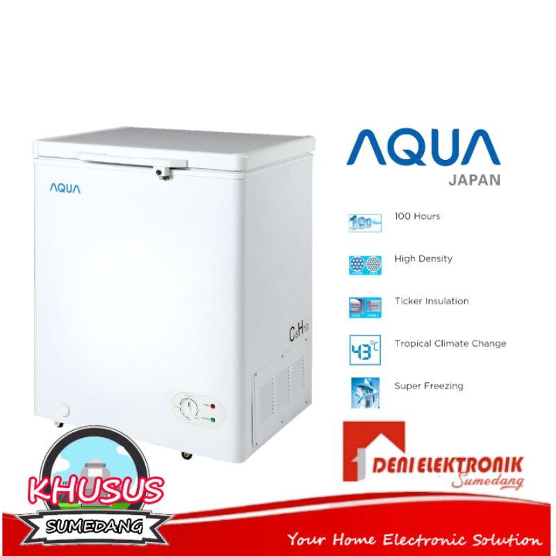 Jual Freezer Box Aqua Japan AQF100W (KHUSUS SUMEDANG) | Shopee Indonesia